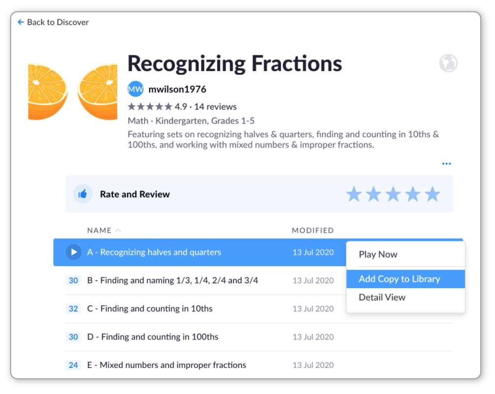 Step 3: Create content by adding Sets – Plickers